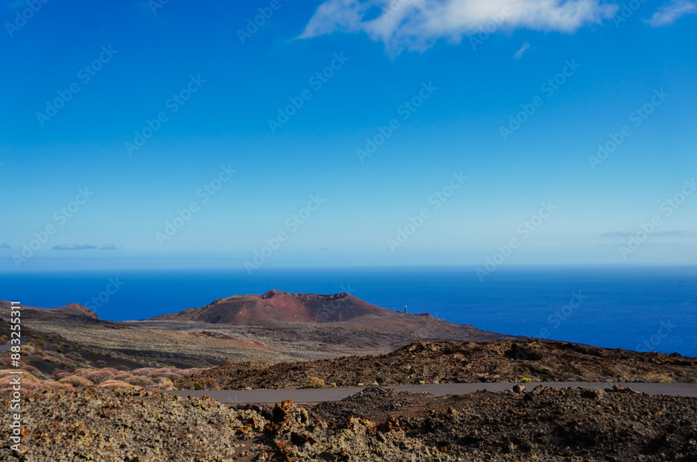 Above the La Orchilla lighthouse (Island of El Hierro, Canary Islands ...