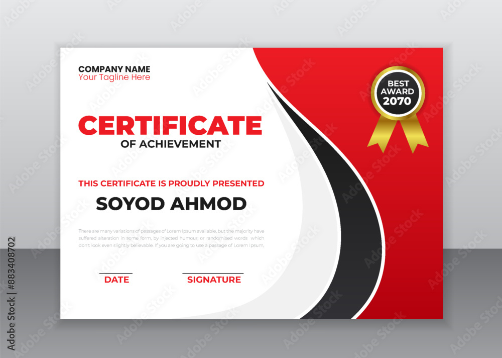 Modern Business Creative certificate appreciation, Business certificate ...