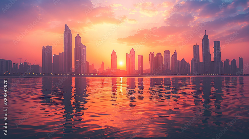 Iconic Landmarks: Notable structures such as the Etihad Towers and the ...
