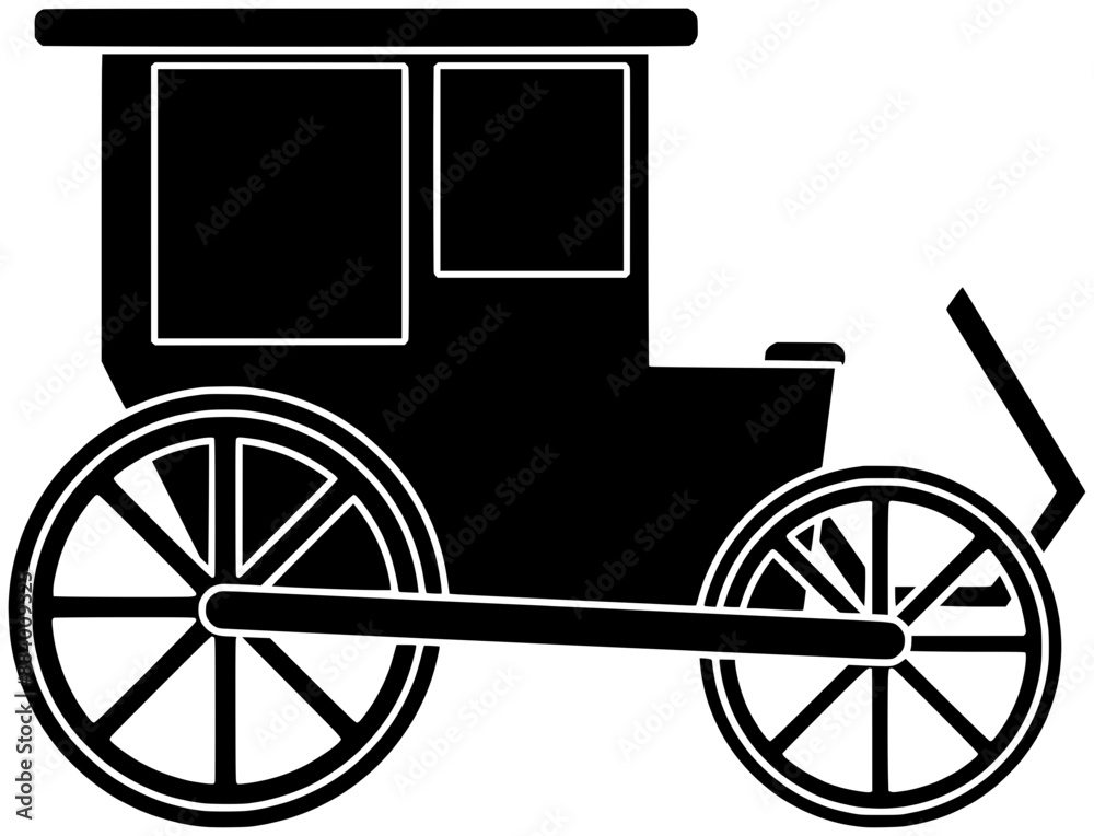 conestoga illustration wagon silhouette pioneer logo transportation ...