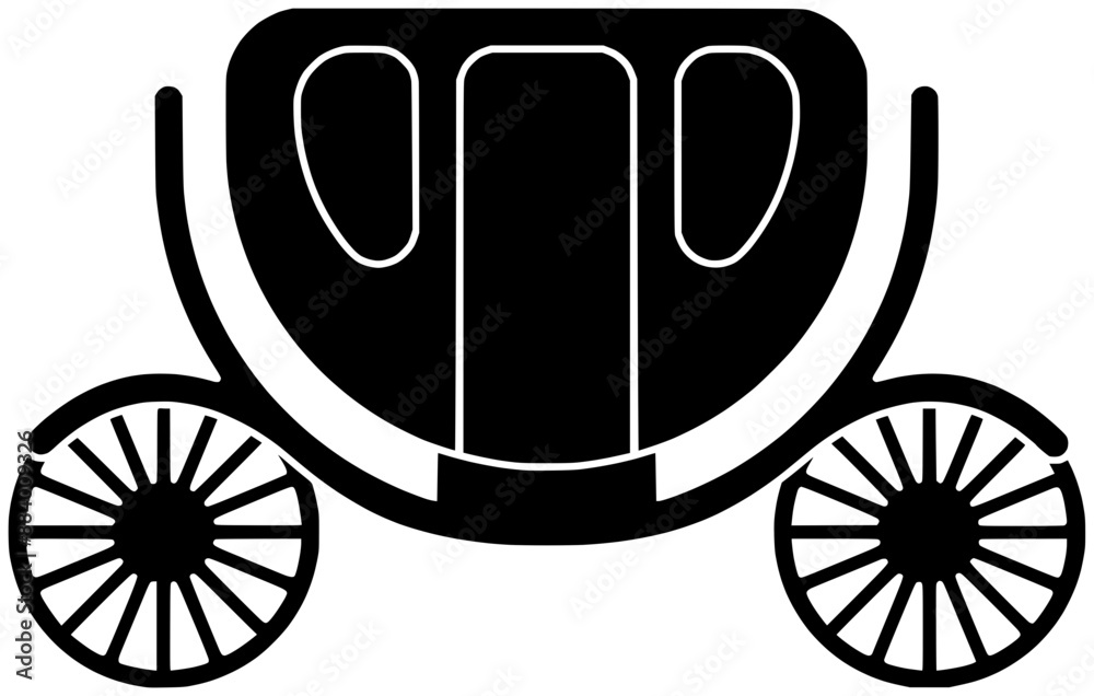 Stock-Vektorgrafik „conestoga illustration wagon silhouette pioneer ...