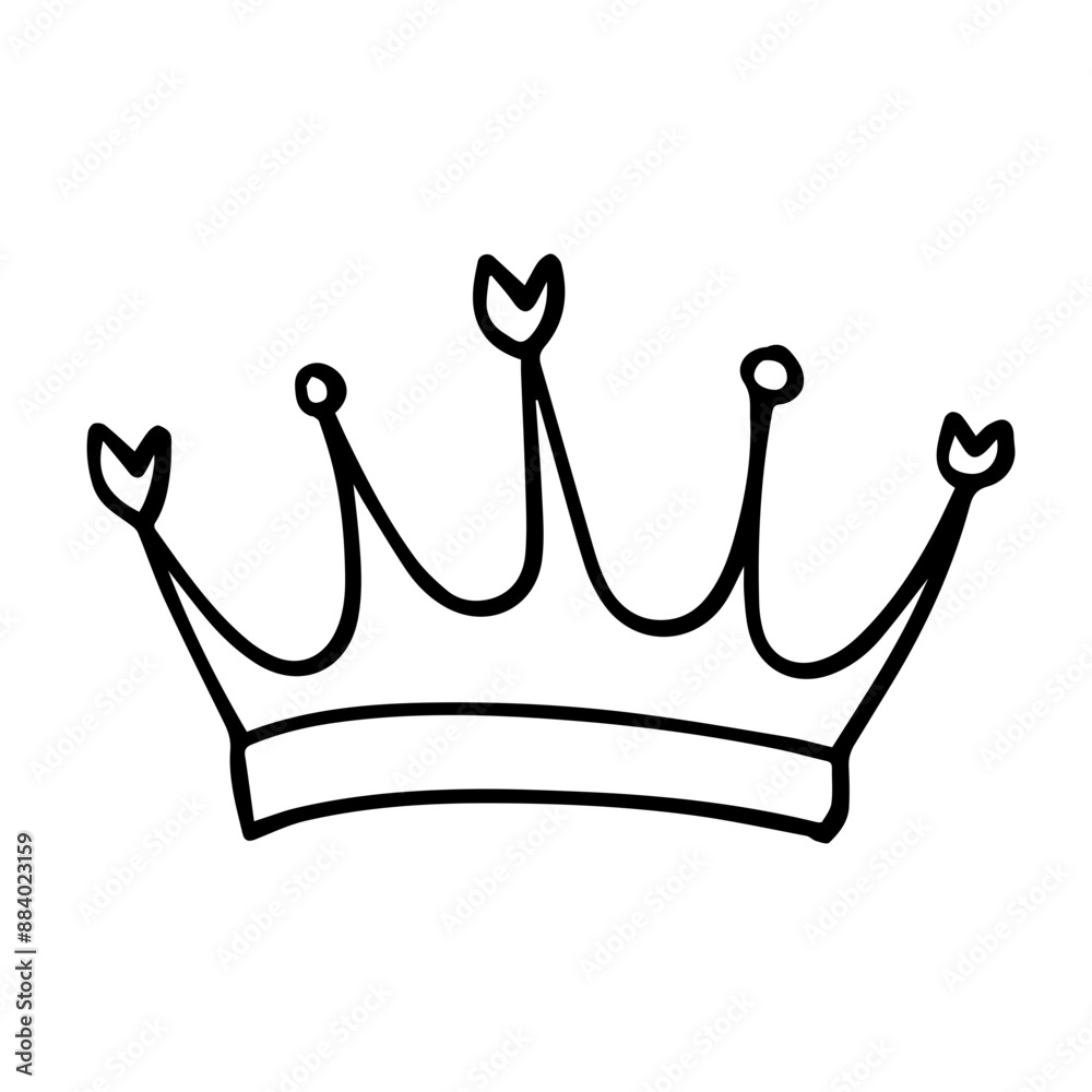 Crown SVG vector transparent background PNG clipart Stock Vector ...