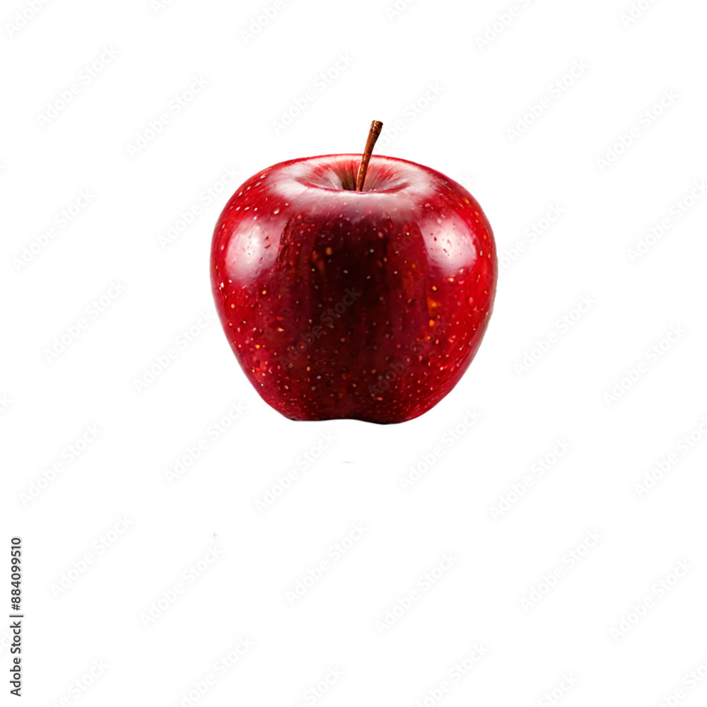 Apple isolated png. Red apple on transparent background. PNG format ...