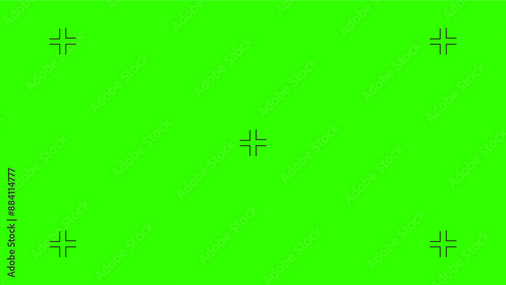 Green screen background, VFX motion tracking markers. Art design green ...