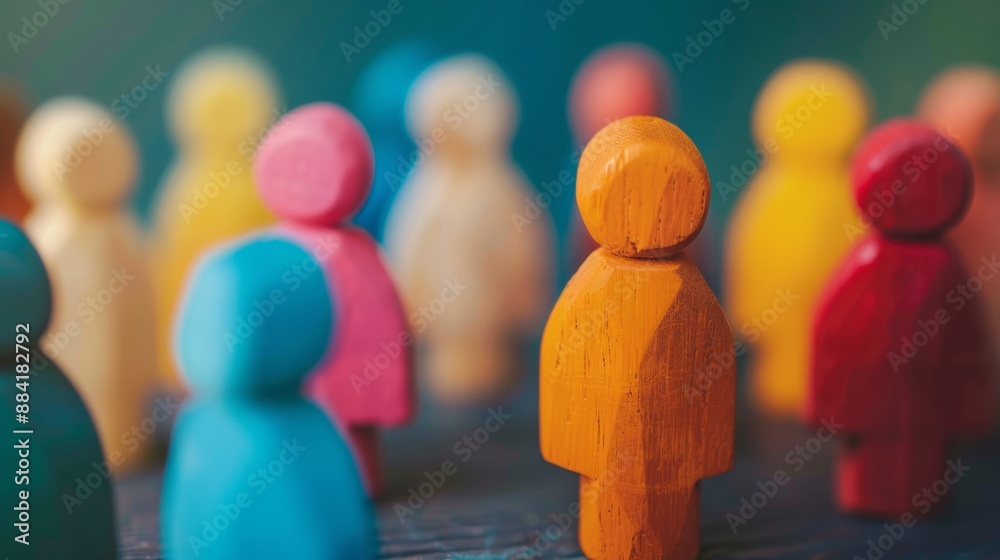 Abstract Illustration of Racial Equality, Anti-Racism, and Diversity ...