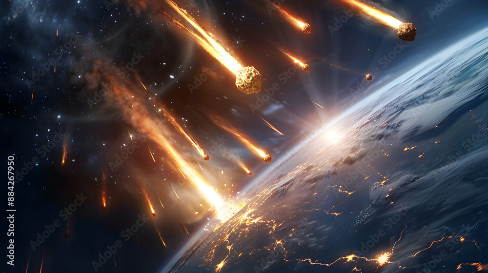 An infographic detailing the various types of meteoroids and their ...