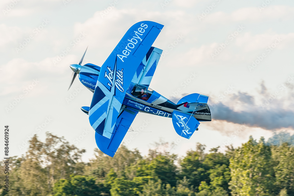 Leszno, Poland - June, 22, 2024: Antidotum Airshow Leszno, Rich Goodwin ...
