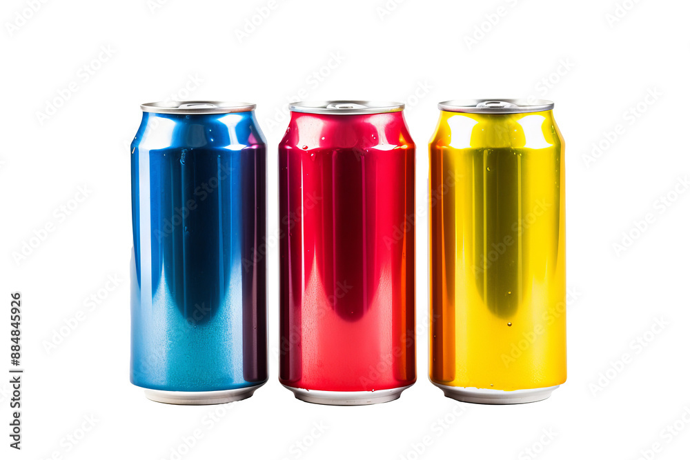 Energy drink cans PNG on transparent background for marketing, branding ...