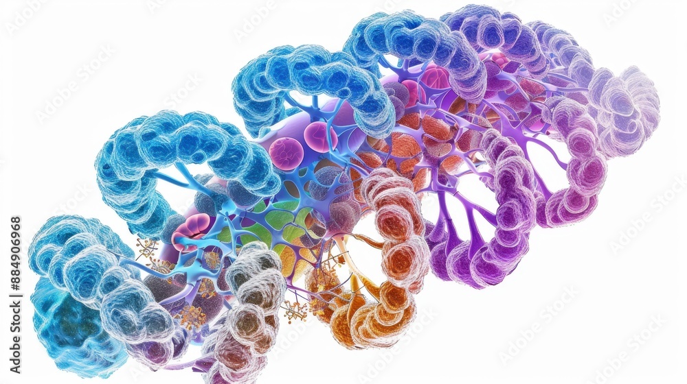 Cellular Respiration: Fundamental cellular metabolic process converting ...