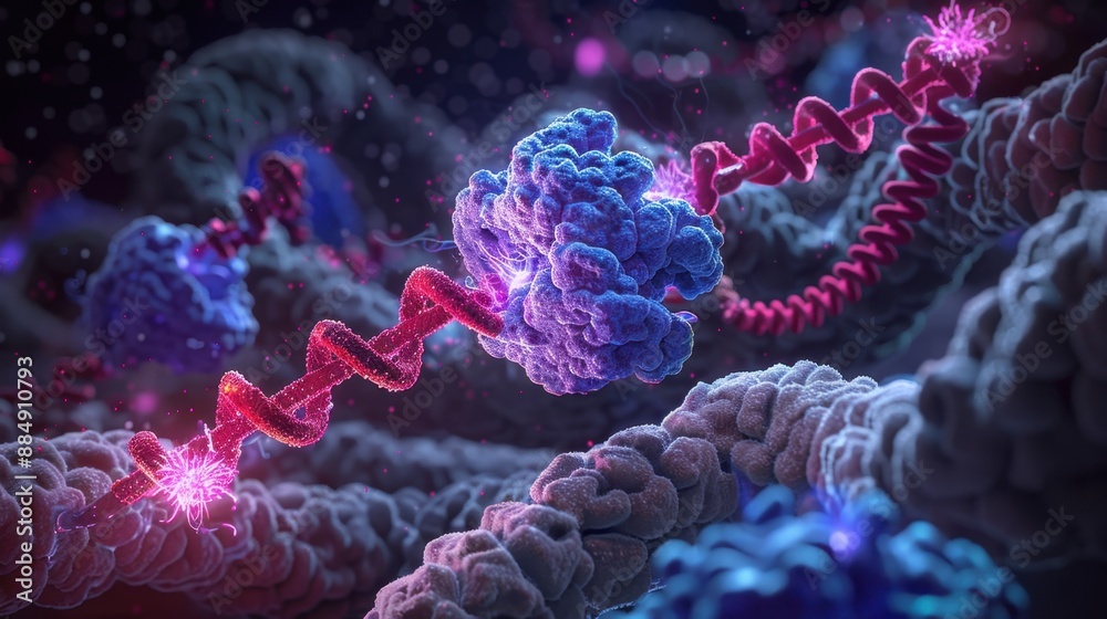 Illustration Stock CRISPR-Cas9: A groundbreaking genome-editing tool ...