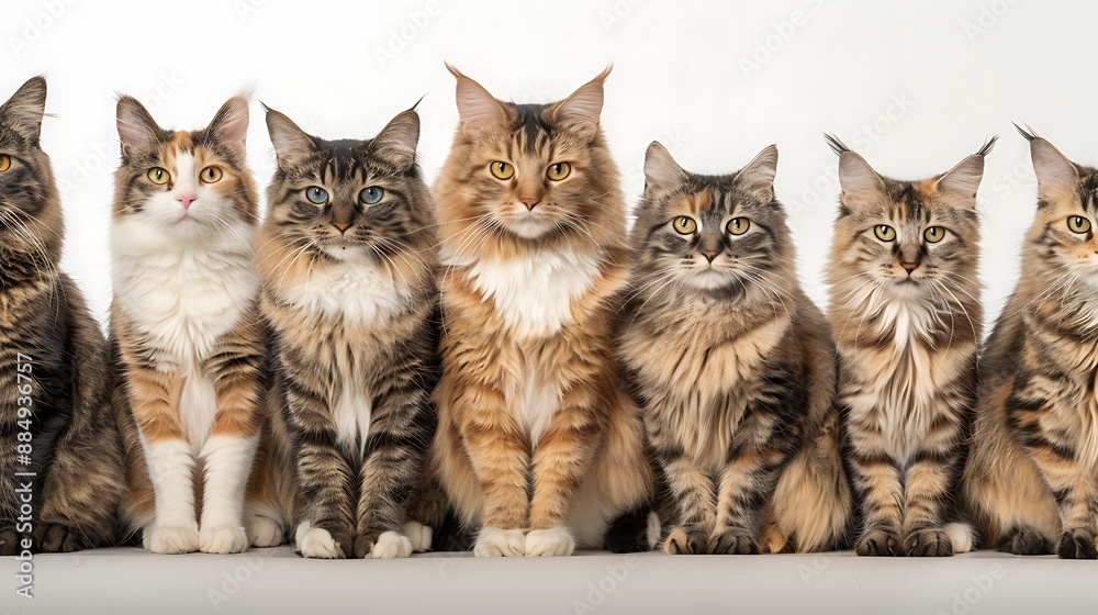 Visual timeline of Felis silvestris catus Domestic Cat evolution breeds ...