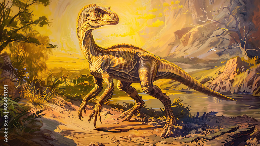 Ilustrace dinosaurs, prehistoric, fossils, Jurassic, Cretaceous ...
