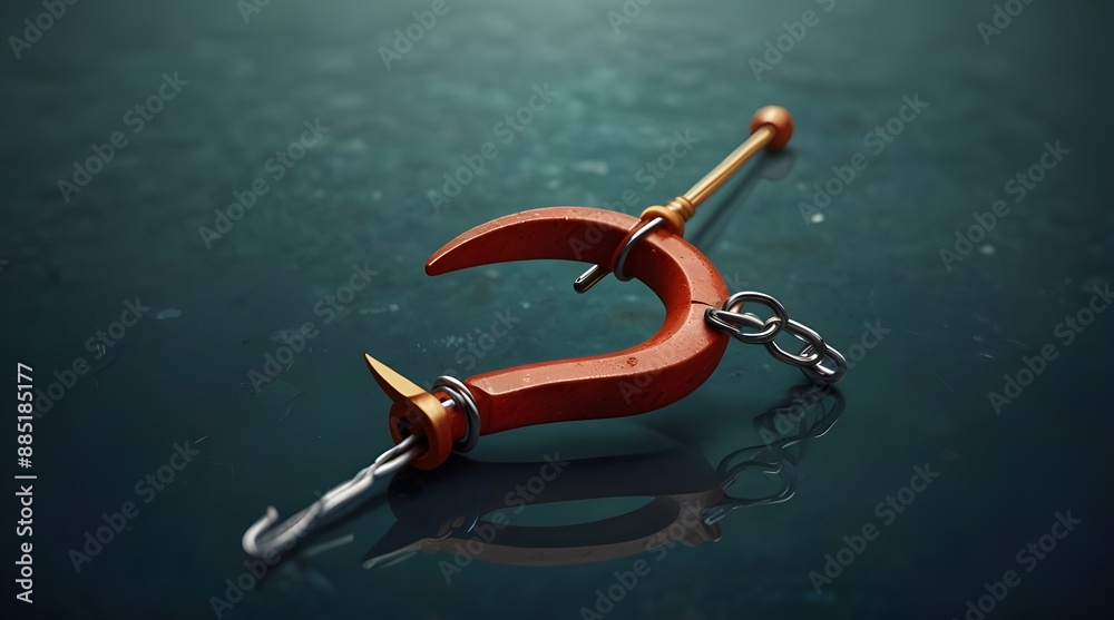 Phishing Awareness A conceptual image of a fishing hook disguised as an ...