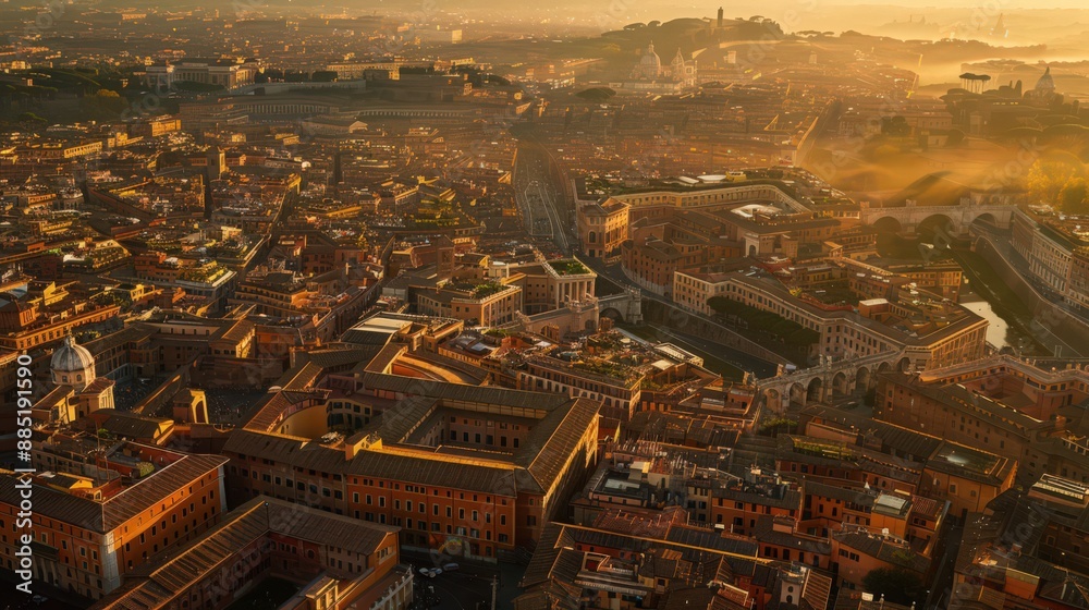 Capture the architectural diversity of Rome's neighborhoods, from ...