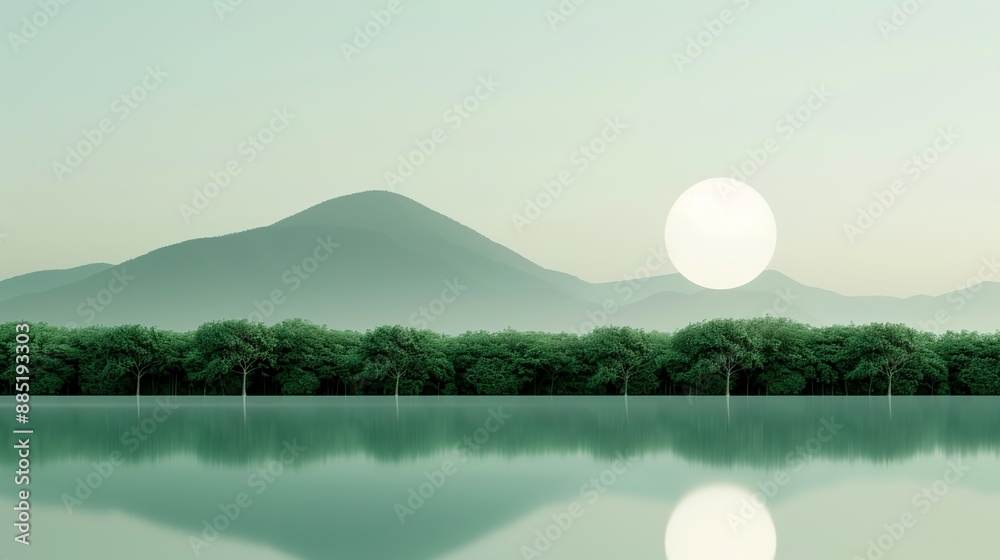 Graphic visualization of carbon offset projects, including ...