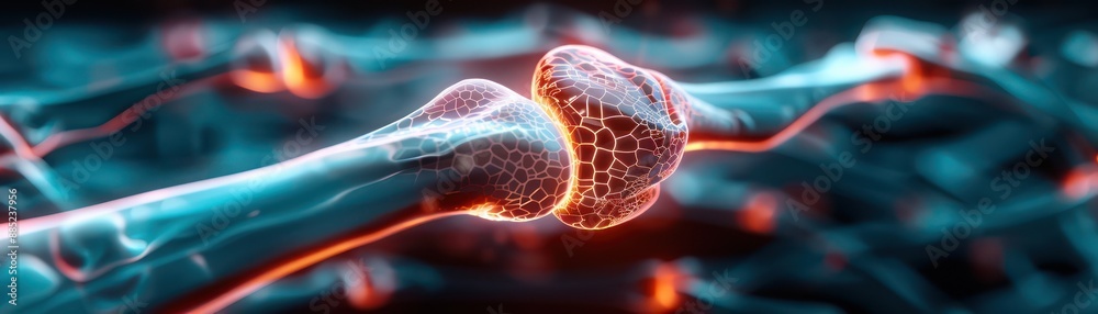 Knee Bone Scan Detailed 3D Medical Imaging of Knee Joint Anatomy ...