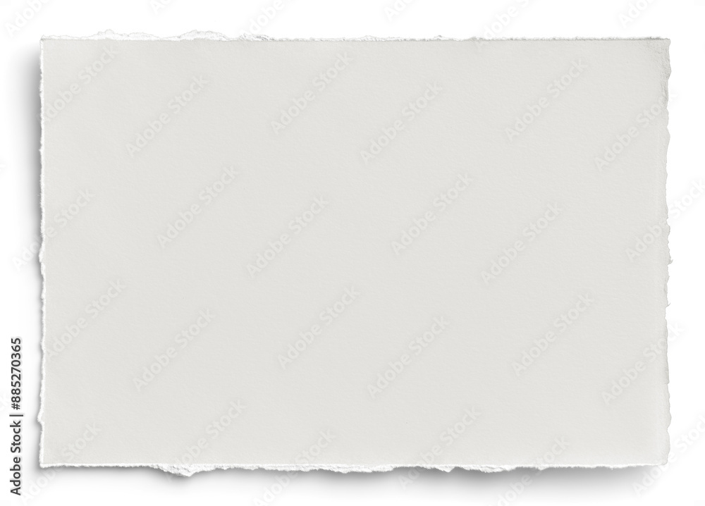 Cotton Deckled Edge Landscape A4 Paper 1 Stock Photo | Adobe Stock