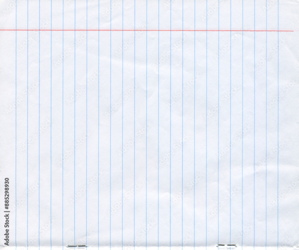 Foto de Stock Vintage lined paper sheet background. Old antique paper ...