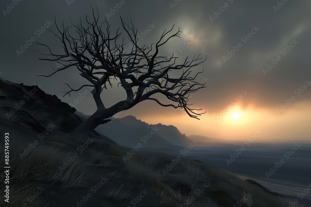 Walking in a supernatural scene leads to breathtaking vistas, with ...