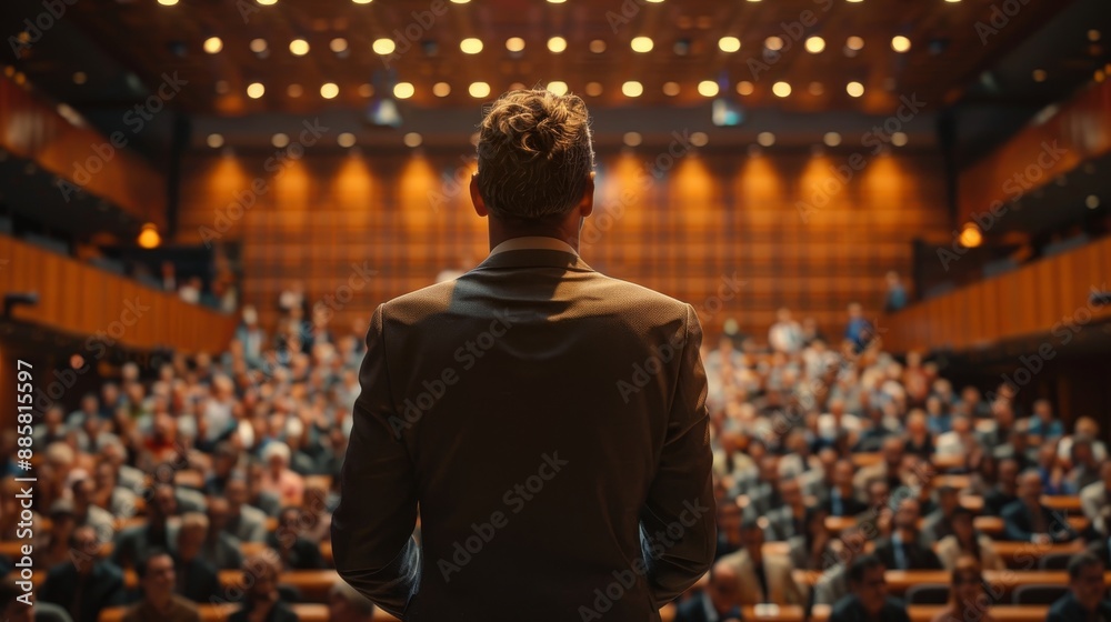 Empowering Motivational Speaker Inspiring a Captivated Audience in ...
