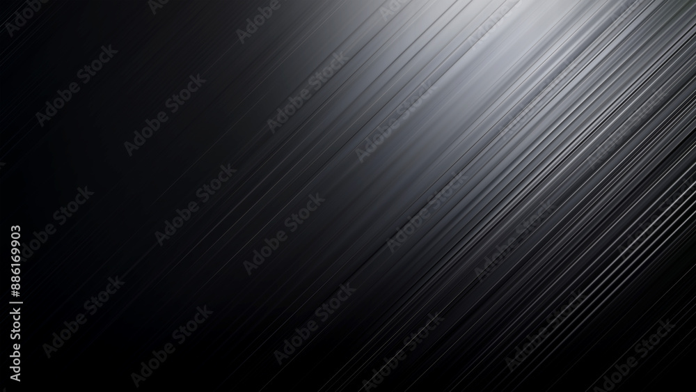 Black background with diagonal lines and light effects, simple design ...
