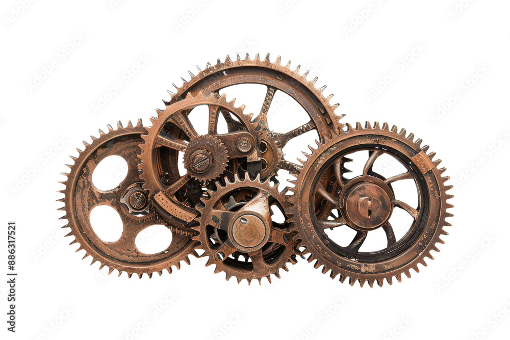 Cogwheels, Gears, Mechanism, Teamwork Stock Photo | Adobe Stock