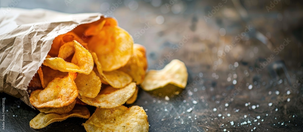Bagged potato chips are a ready to eat snack that is typically high in ...