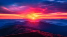 Landscape Painted With Bright Color Free Stock Photo - Public Domain ...