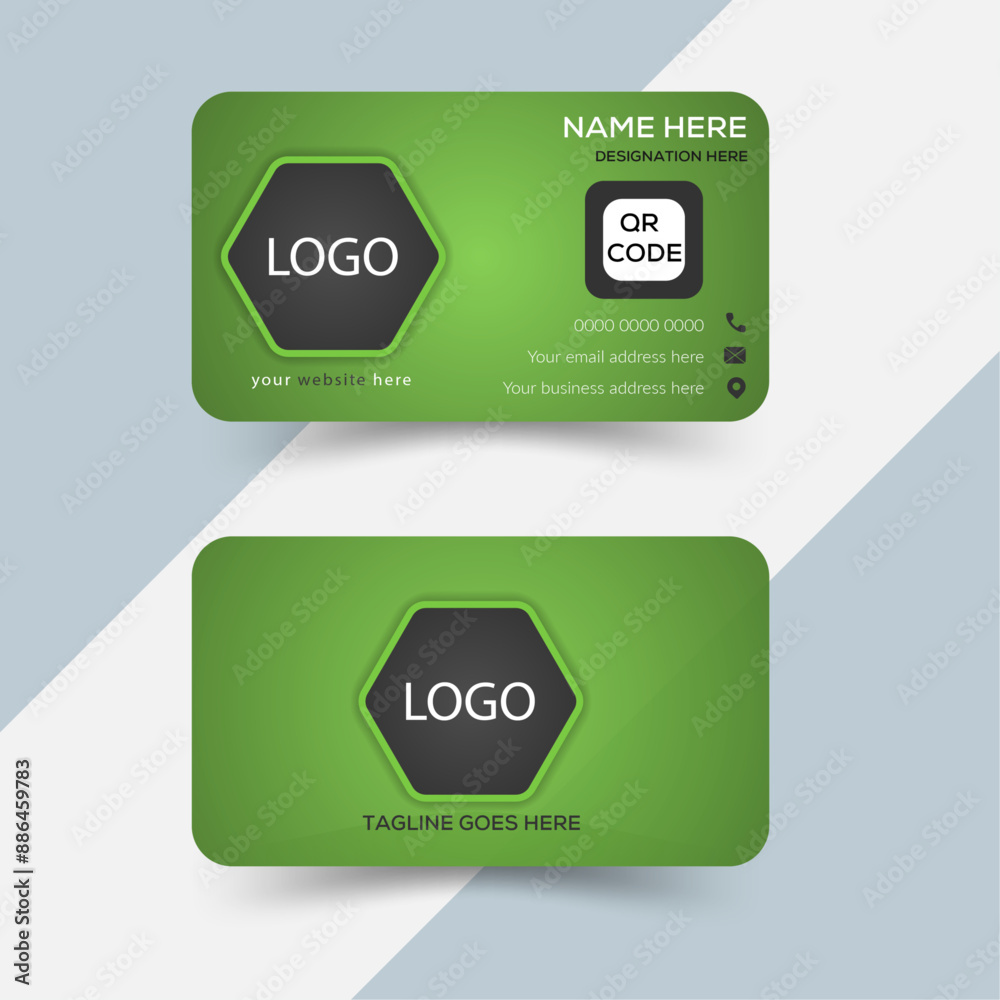 Stylish Business Card, modern visiting card template . business and ...