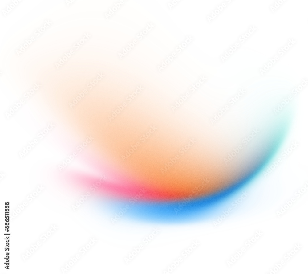 Blur Gradient Shape transparent PNG blurry gradient shape holographic ...