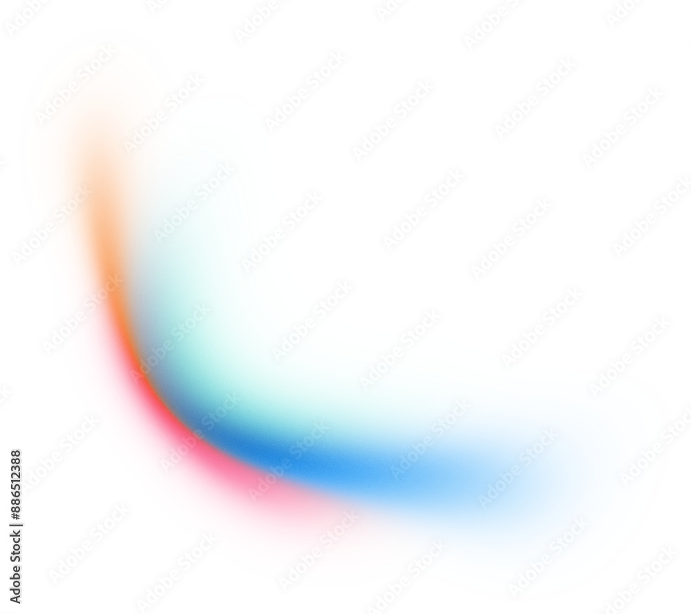 Blur Gradient Shape transparent PNG blurry gradient shape holographic ...