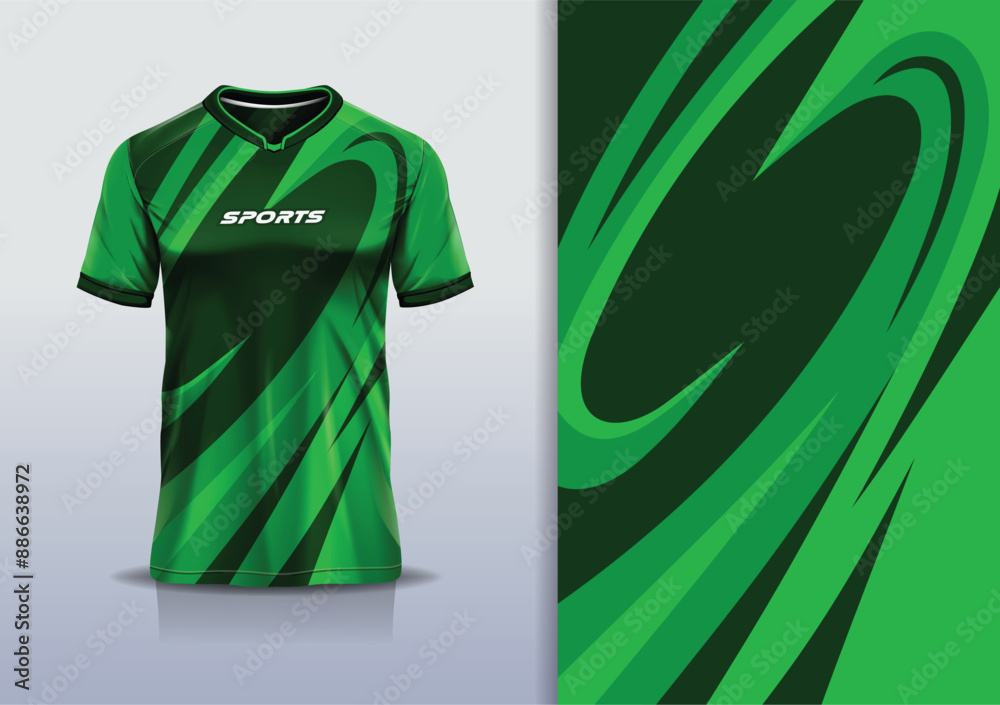 Sport jersey template mockup curve wave design for football soccer ...