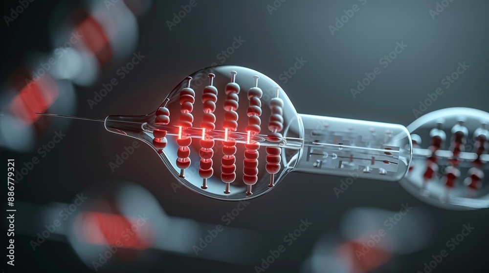 Educational diagram explaining the principles of molecular biology and ...