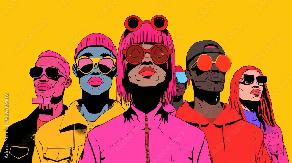 Harmonious Diversity: Surreal Magazine Photography in 32k Super ...