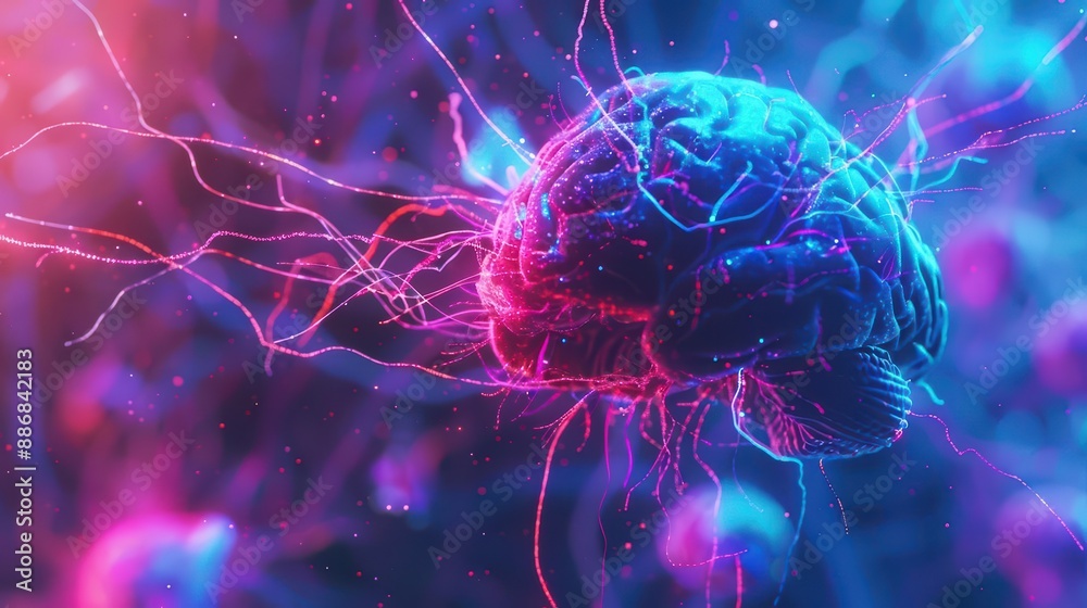 Neon color of cognitive functions depicted through active neurons in ...