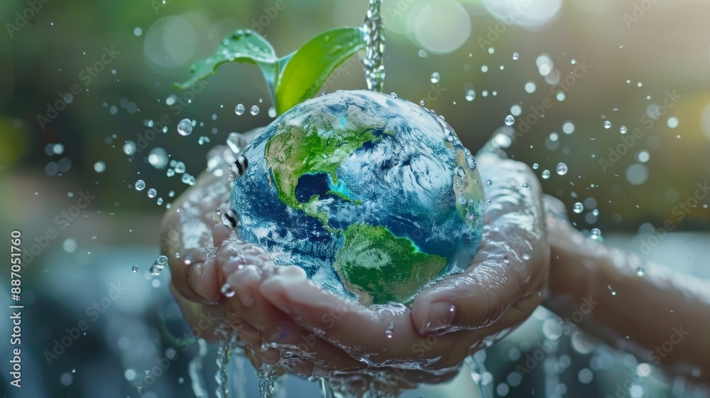 Save water! It's a valuable resource, and every drop matters. Let's ...