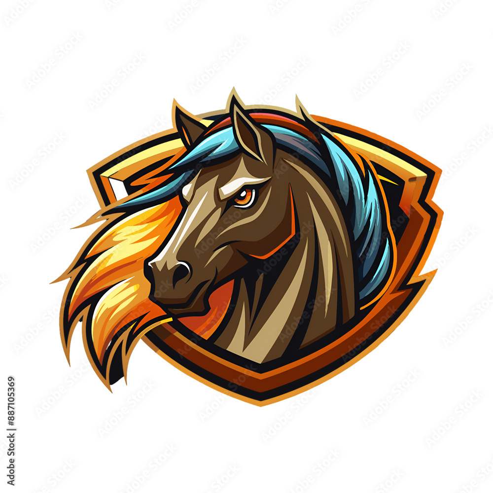 Horse logo, Stallion logo, Simple logo,Minimalist logo, Iconic logo ...
