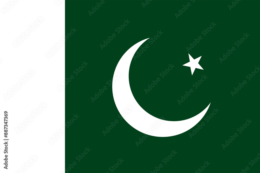 Pakistan flag, National flag of Pakistan with paper texture background ...