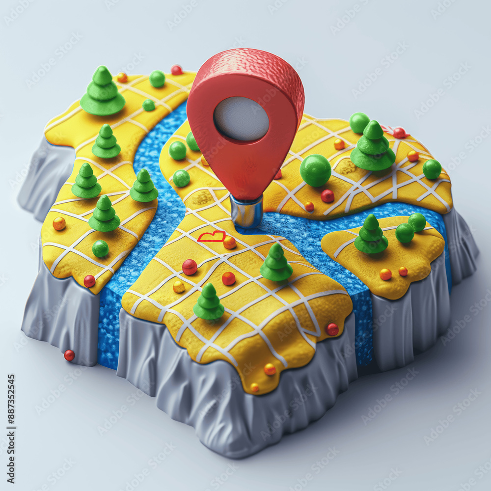 location pin map navigation with gps system find place road direction ...