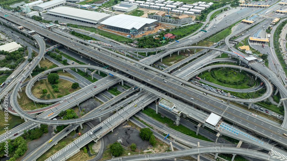 Burapha Withi Expressway, Industrial Ring Road, Bangna Intersection ...