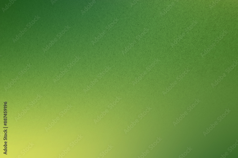 Nature green tone color gradation glow yellow shade paint on ...
