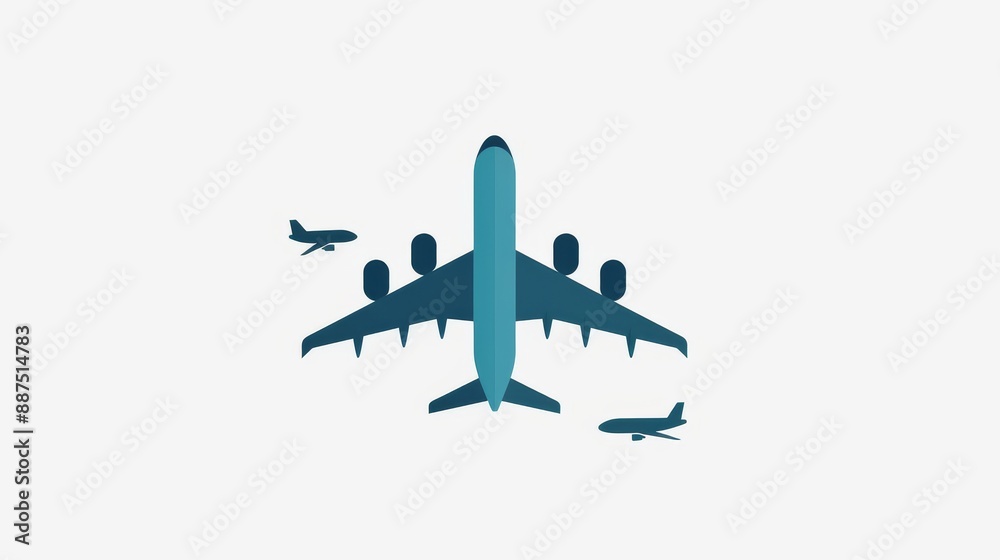 Airplane icon for websites and apps. Airplane logo and symbol. Flight ...