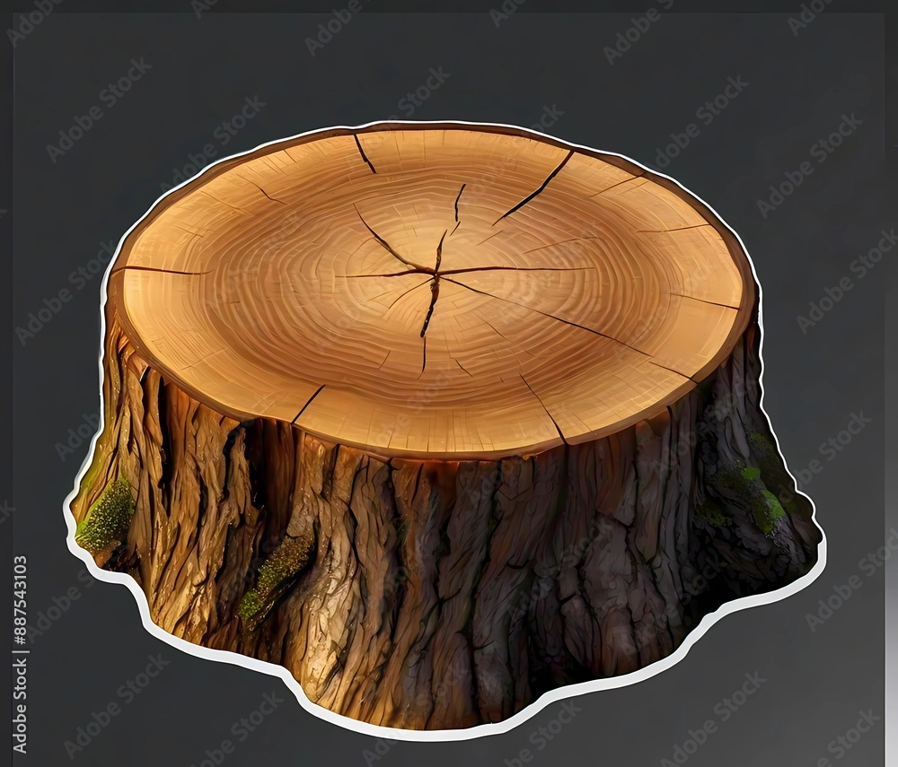 Wooden tree log trunk stump wood on transparent background cutout, PNG ...