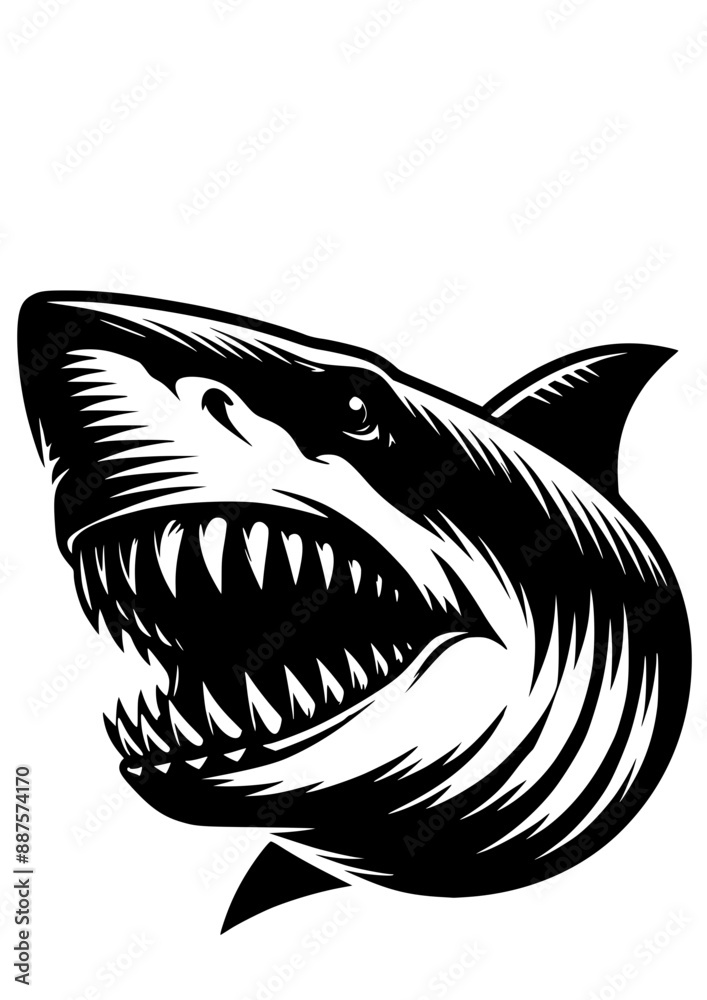 Shark SVG, Megalodon SVG, Tattoo Design, Sea Animals SVG, Dolphin SVG ...