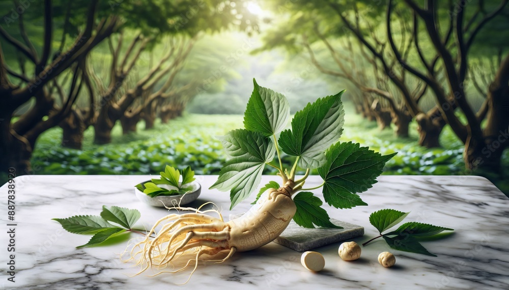 Rice stalks, rice stalks, eggplant, ginseng, Korean ginseng, yardlong ...