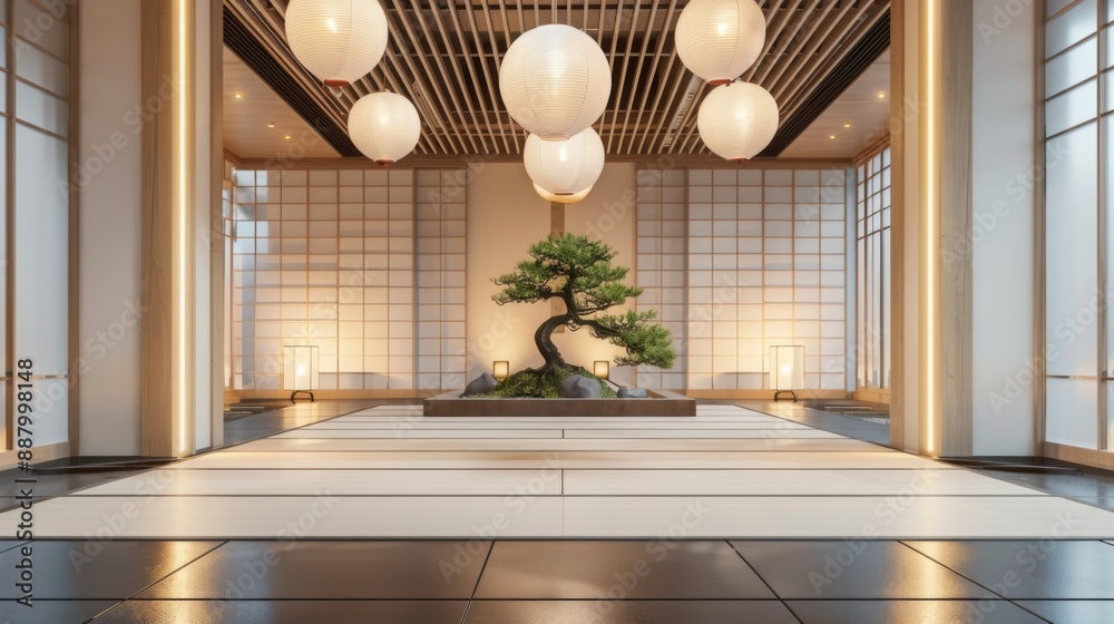 tatami flooring interior design , Paper walls interior design ...