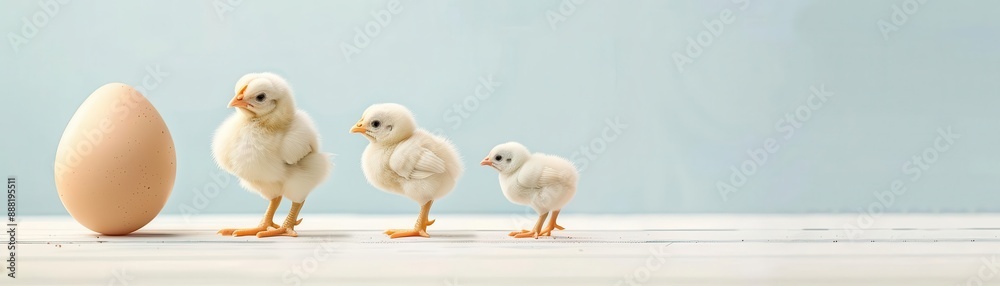 Capture the wonder of exploring the complete life cycle of a chicken ...