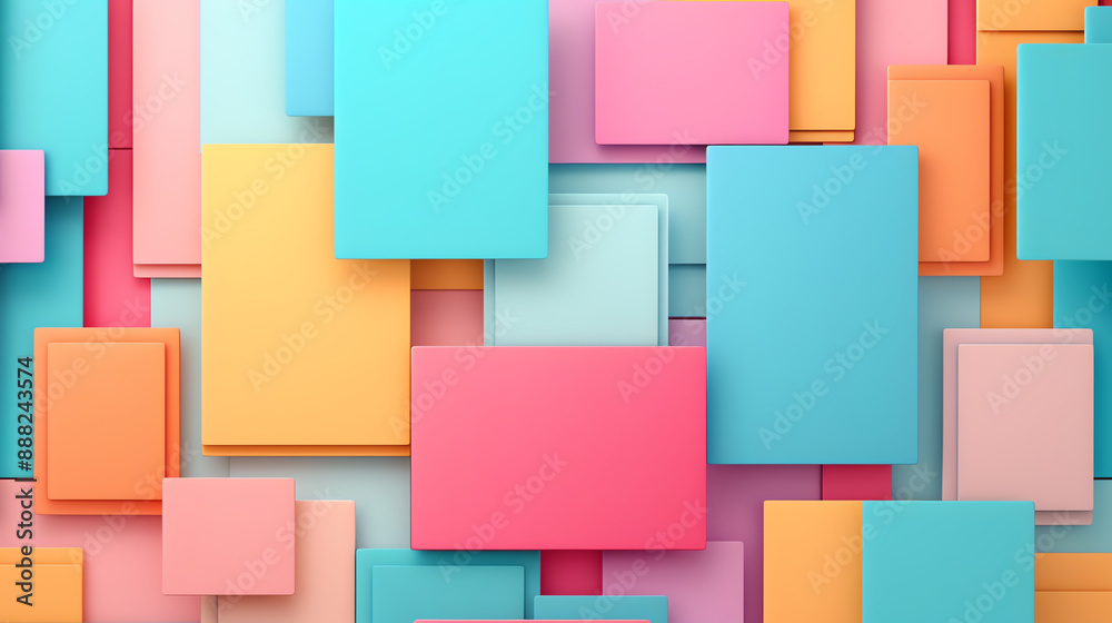 Trendy flashcards for efficient memorization, top view, promoting ...