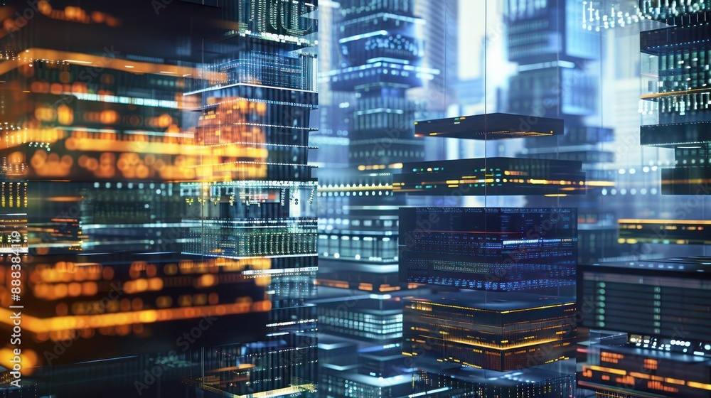 bstract representation of a corporate capital structure, with layers of ...