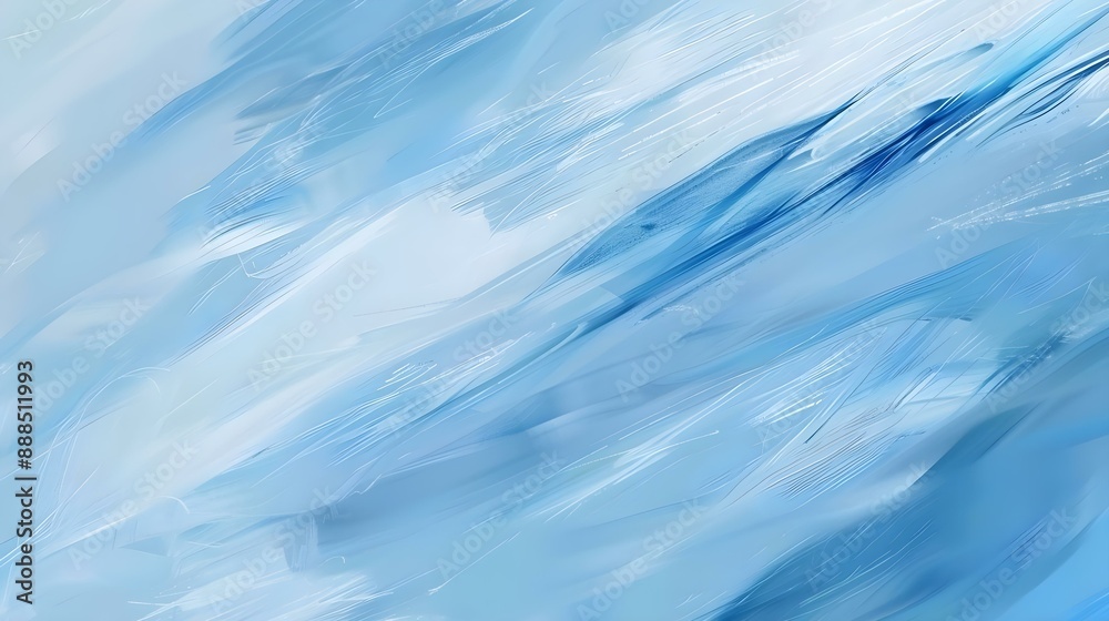 Abstract hand-drawn blue pastel background with lines Stock Photo ...